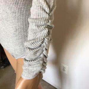 Free People | Tops | Free People Cozy Up With Me Ribbed Bodysuit | Poshmark